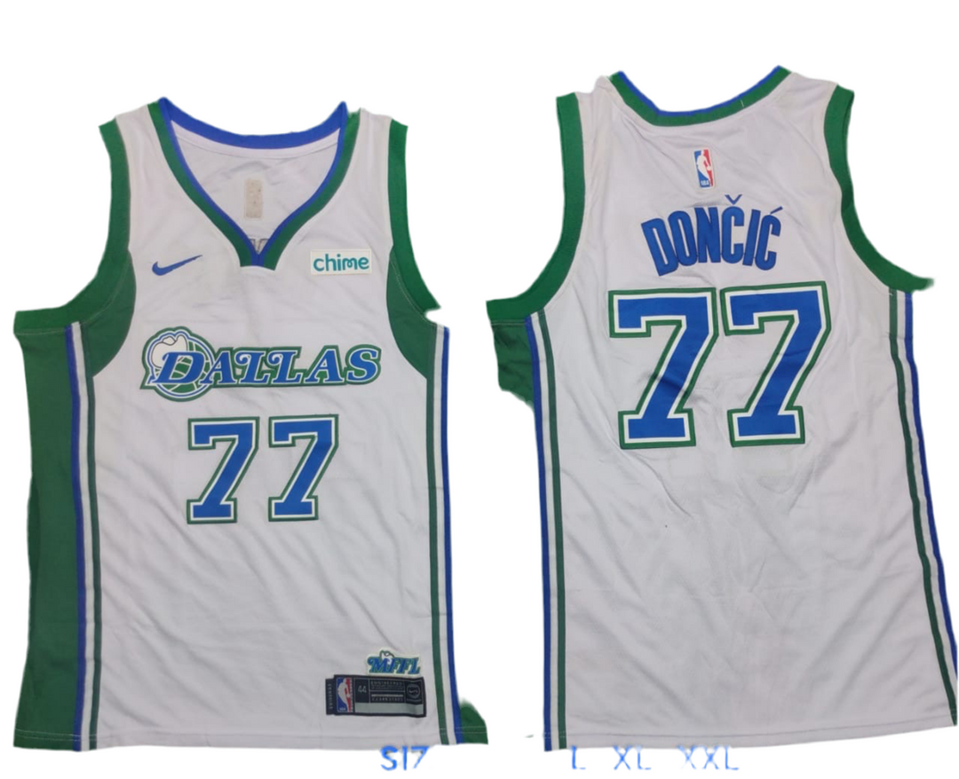 Dallas Mavericks White - Doncic 77 – Pro Basketball Store - India